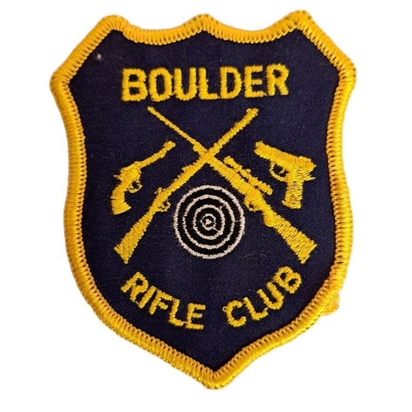 Boulder Rifle Club | Other | Vintage Boulder Rifle Club Patch Colorado ...